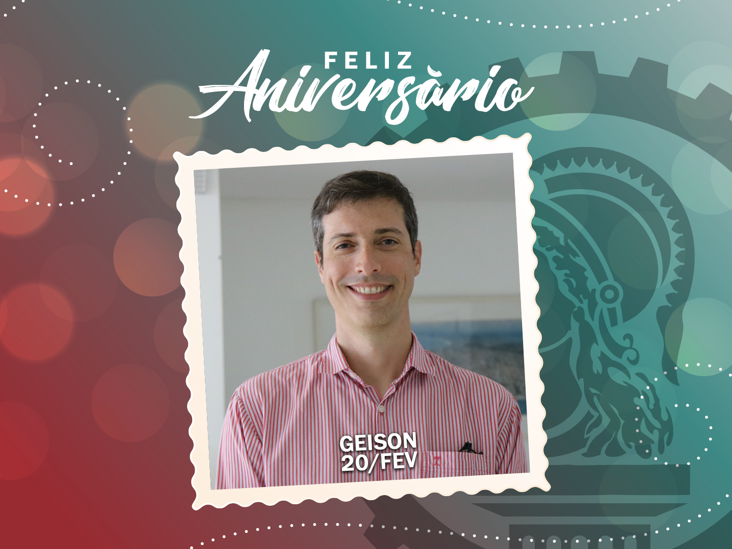 Feliz aniversário, Geison! | Crea-AL - Conselho Regional de Engenharia ...